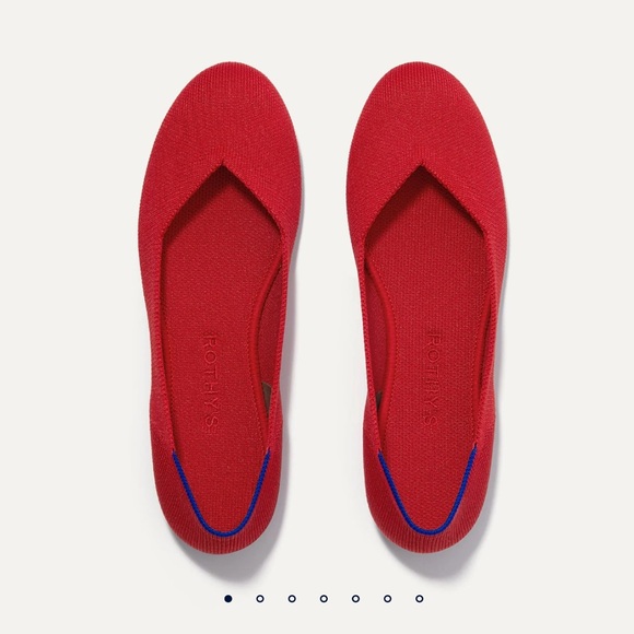 Rothy's | Shoes | Rothys Womens Red Flats Size 7 | Poshmark